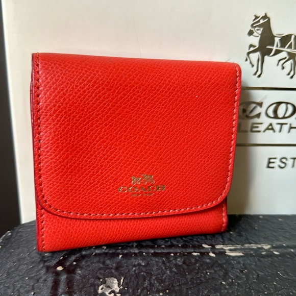 Coach | Bags | Coach Small Leather Wallet | Poshmark